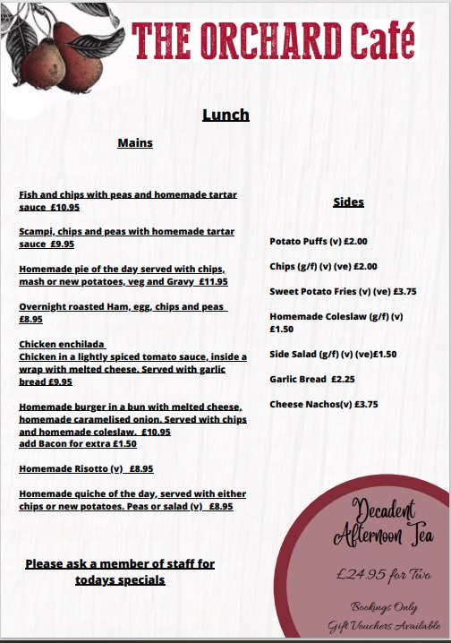 Orchard Café - Welland Vale Garden Inspirations | Uppingham